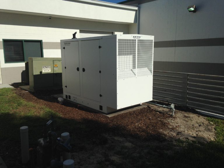 Mid Florida Diesel Installs a new Blue Star Generator at USF