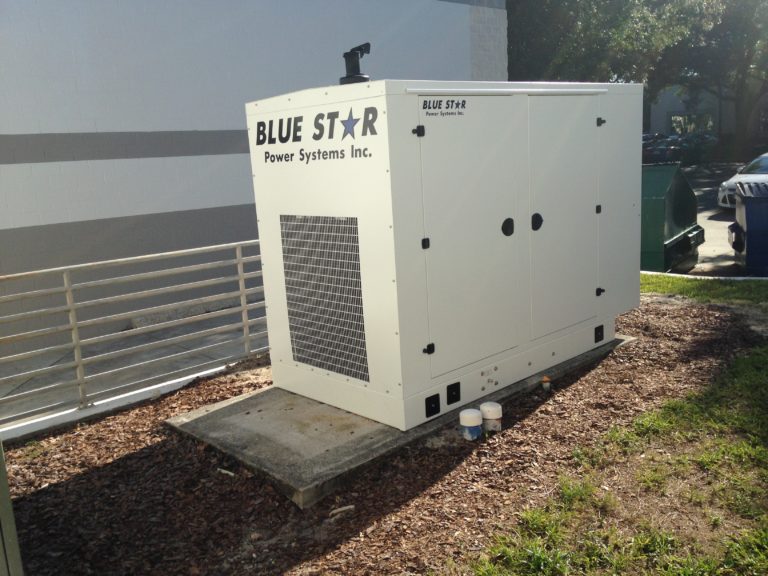 Mid Florida Diesel Installs a new Blue Star Generator at USF