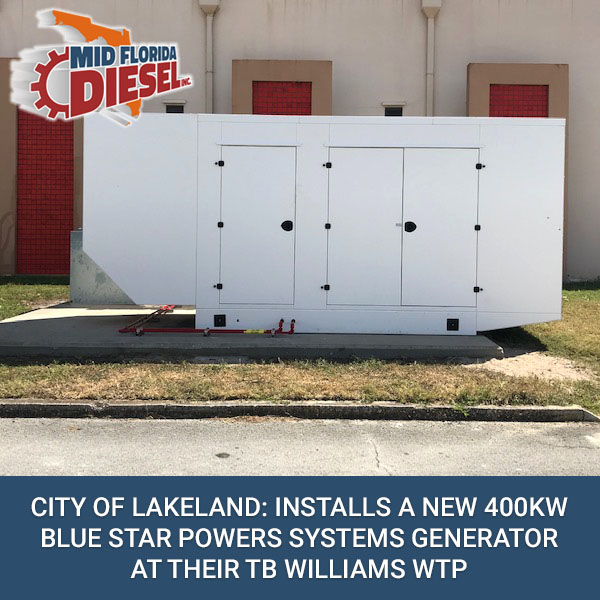 CITY OF LAKELAND: Installs A New 400kW Blue Star Powers Systems ...